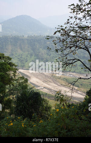River Jaldhaka from Gairibas viewpoint on Khunia-Jhalong road in ...