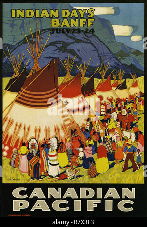 Canadian Pacific 1925 This 1925 poster is in a different language ...