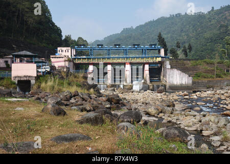 River Jaldhaka of Bhutan-India border at Bindu in Darjeeling district ...
