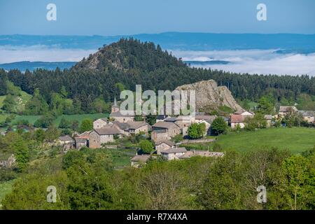 France, Haute Loire, village of Queyrieres near Yssingeaux Stock Photo ...
