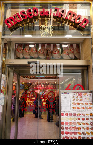 Museum of Ham, Museo de Jamon, Madrid, Spain Stock Photo - Alamy