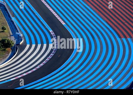 France, Var, Le Castellet, racetrack Paul Ricard (aerial view Stock ...