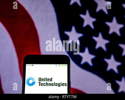 United Technologies Corporation Aircraft manufacturing company logo ...