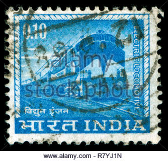 Indian Postage Stamp, 1 rupee Stock Photo: 32635913 - Alamy