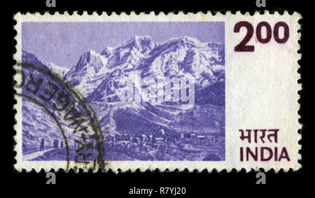 Indian Postage Stamp, 1 rupee Stock Photo: 32635913 - Alamy