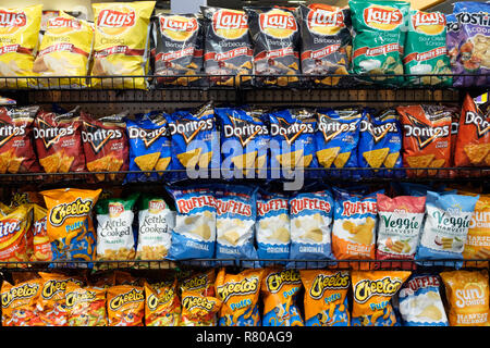 Bags of Potato Chips on Sale in Hanoi, Vietnam Stock Photo - Alamy