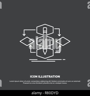 UI and UX design steps vector infographic template Stock Vector Image & Art - Alamy