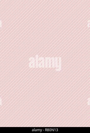 thin red diagonal stripes on white A4 vector background or template ...