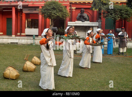 Kolkata`, India. 17th Jan, 2009. Lepcha men and women perform Lepcha ...