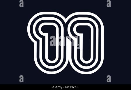 Design of black and white number 11 suitable as a logo for a company or ...