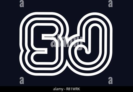 Design of alphabet letter combination sj s j silver grey metal metallic ...