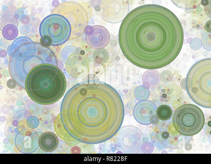 Chaotic colorful circles, confetti. Abstract holiday background ...
