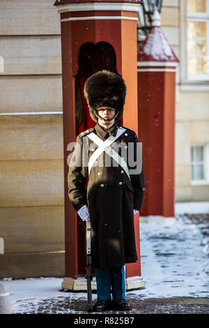 Denmark Europe guard royal body guard Copenhagen castle Amalienborg ...