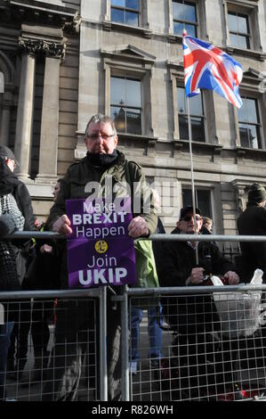 Ukip supporters, and Brexit voters, attend Ukip's Brexit Means Exit ...