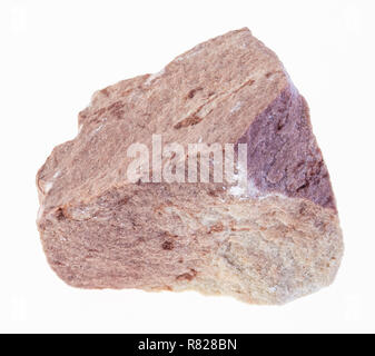 rough calcareous sandstone stone on white Stock Photo - Alamy