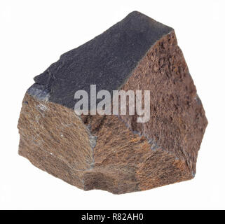 hyalobasalt (tachylite) stone on white Stock Photo - Alamy