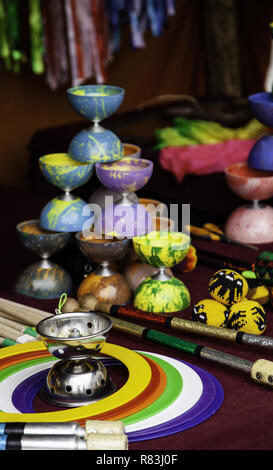 diabolo juggle juggling toy circus skills shadow Stock Photo - Alamy