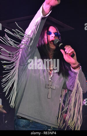 Lead singer Ozzy Osbourne, of Black Sabbath, pictured in concert.3rd ...