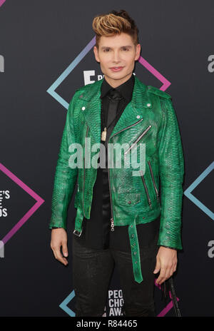 LOS ANGELES - NOV 11: Christian Acosta at the People's Choice Awards ...