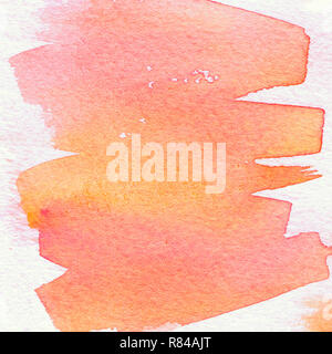 Pantone 16-1546, living coral color, color of the year 2019, watercolor ...