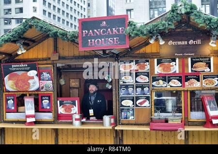 German Christmas Market, Chicago Stock Photo - Alamy