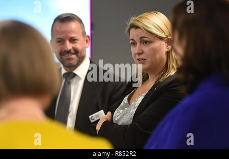 Aviation minister Baroness Sugg in the new digital air traffic control ...