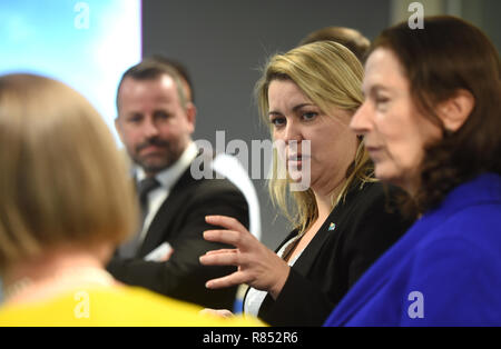 Aviation minister Baroness Sugg in the new digital air traffic control ...