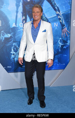 Dolph Lundgren arrives at the premiere of "Aquaman" at TCL Chinese ...