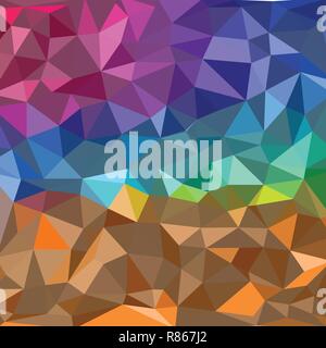 Polygonal rainbow mosaic background. Abstract low poly vector ...