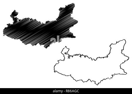 Elazig (Provinces of the Republic of Turkey) map vector illustration ...