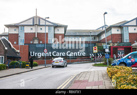 Entrance to the Urgent Care Centre at Blackpool Victoria Hospital in ...