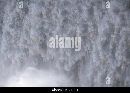 Iceland: view of Dettifoss, one of the most powerful waterfall in ...