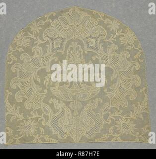 Cap crown mid-18th century Flemish, Brussels. Cap crown 222794 Stock ...