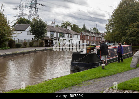 The Greyhound pub, Sutton Stop, Hawkesbury Junction, Coventry, UK Stock ...