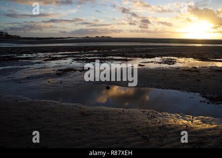 Rock pools at Rhosneigr, Anglesey, North Wales, UK. Taken on 12th Stock ...
