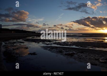 Rock pools at Rhosneigr, Anglesey, North Wales, UK. Taken on 12th ...