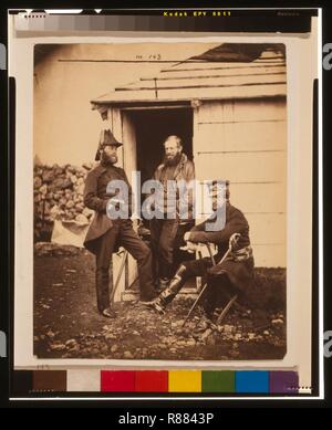 Captain Ponsonby, Captain Pearson & Captain Markham, on the staff of ...