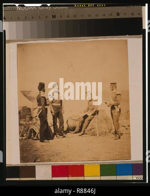 Captain Walker, 30th Regiment, reading general orders Stock Photo - Alamy