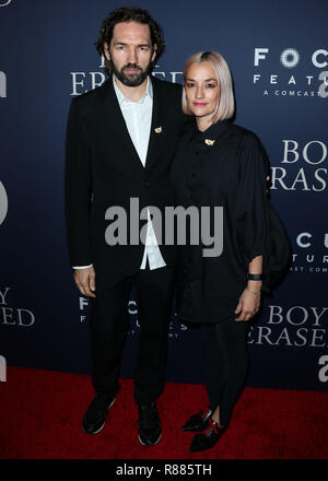 Nash Edgerton and Carla Ruffino attending the "Gringo" world premiere ...
