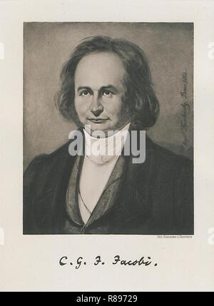 This is a portrait of Carl Gustav Jacob Jacobi, a German mathematician ...