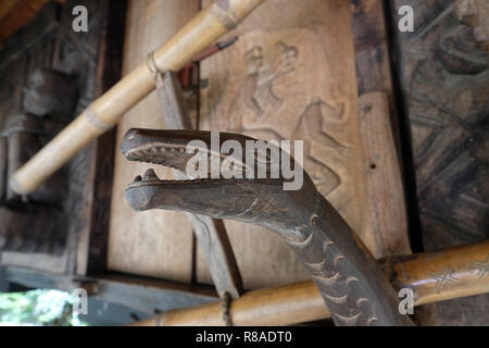 Ifugao Native House, Luzon Island, Philippines, South Asia. Drawing by ...