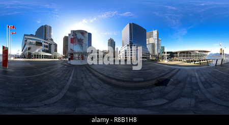 360° view of Canada Place on Vancouver - Alamy