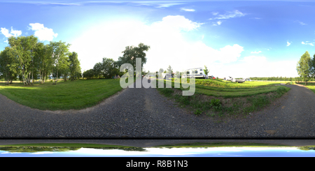 360° view of Pano 2 Camping Mirsk Poland - Alamy