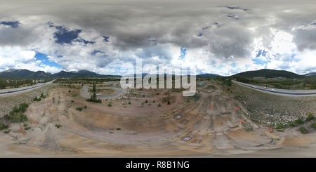 360° view of Frisco Bike Park Aerial Panoramic - Alamy