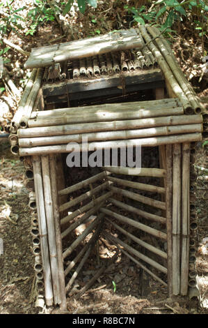 Cherokee fish trap, Qualla Reservation, North Carolina. Digital ...