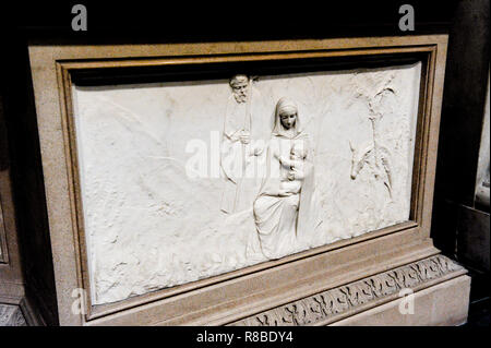 Italy, Lombardy, Arcore, Chapel of the Villa Borromeo d'Adda in memory ...
