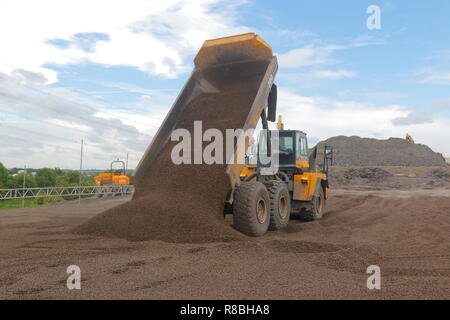 A Komatsu HM300 Articulated dump truck on the FARRRs link road ...