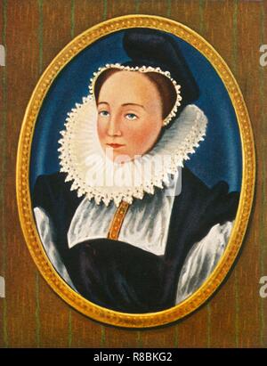 Portrait of Maria Stuart. Mary Queen of Scots (1542 -1587) Queen of ...