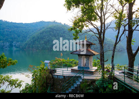 Barahi Hindu Temple, Phewa Lake, Pokhara, Nepal Stock Photo - Alamy