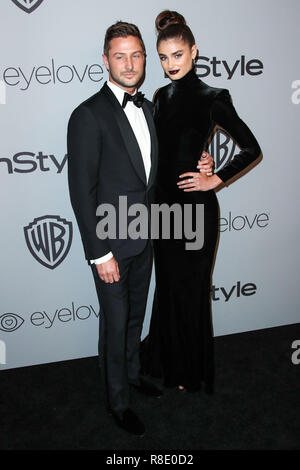 Michael Stephen Shank and Taylor Hill attend the Vanity Fair Oscar ...